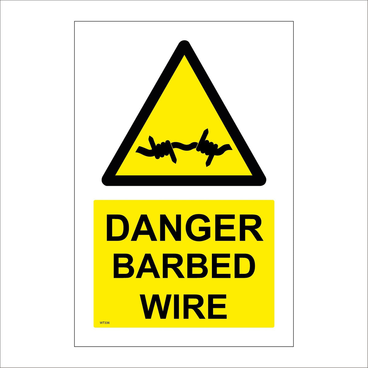 Danger Barbed Wire – PWDirect