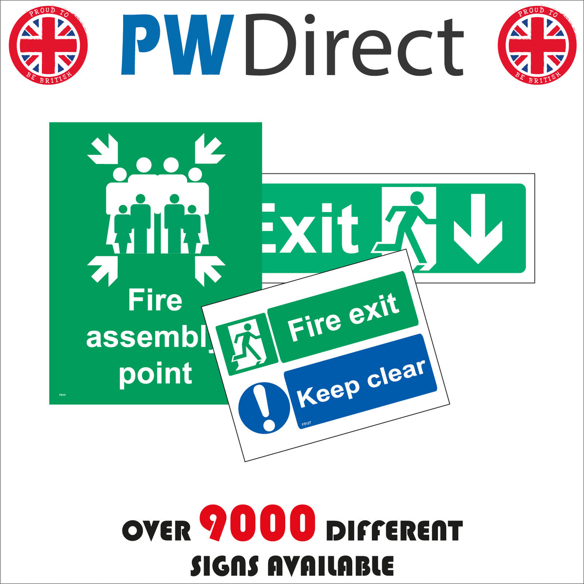 Fire Safety Exit Signs 8 Emergency Exit Signs | Fire Exit Sign | Exit