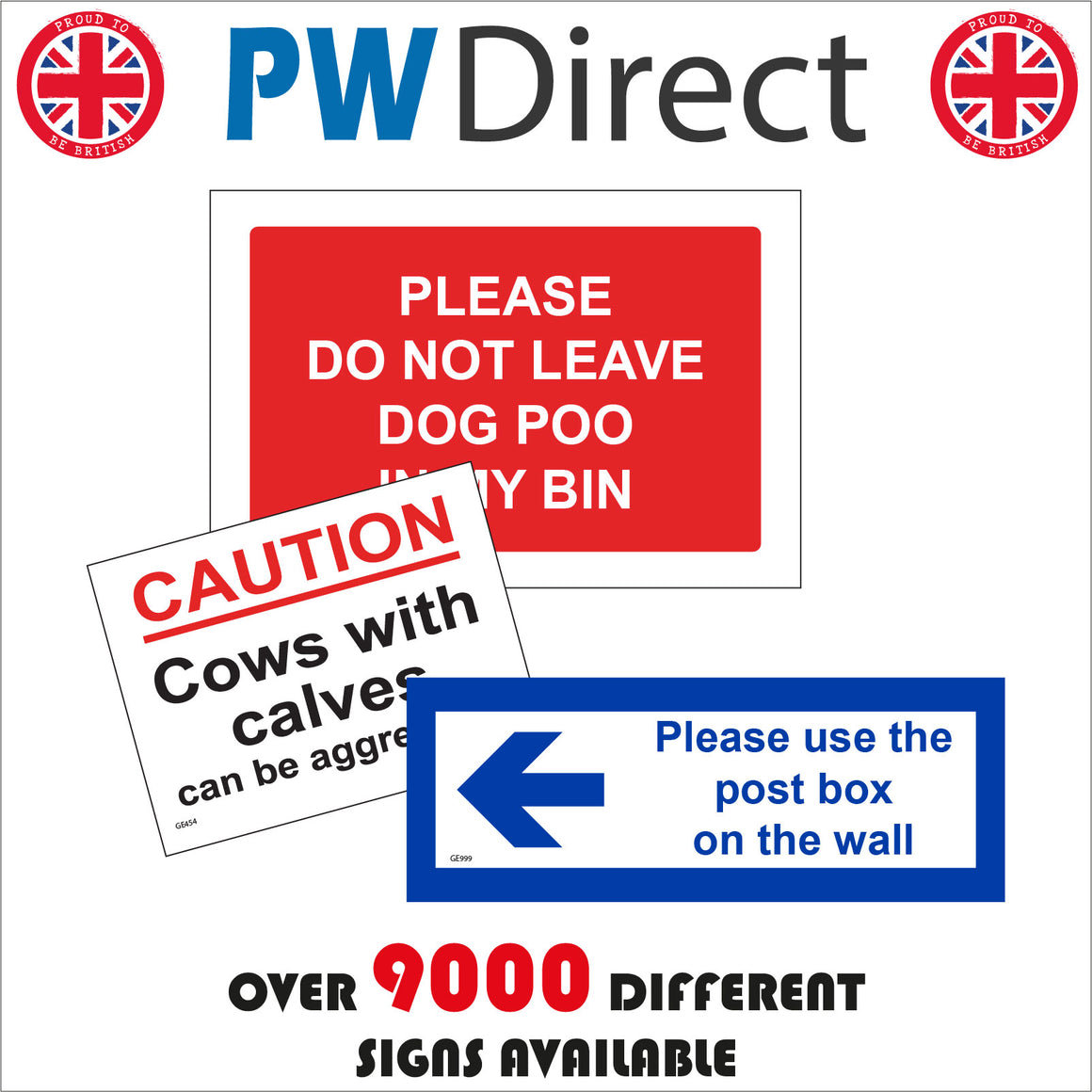 signs packaging boxes stickers construction safety signage footpath ...