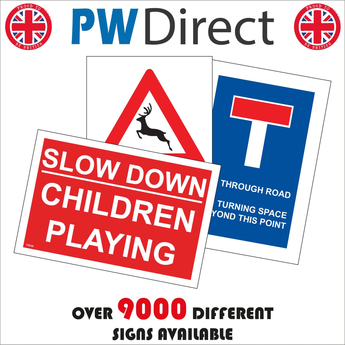 signs packaging boxes stickers construction safety signage footpath ...