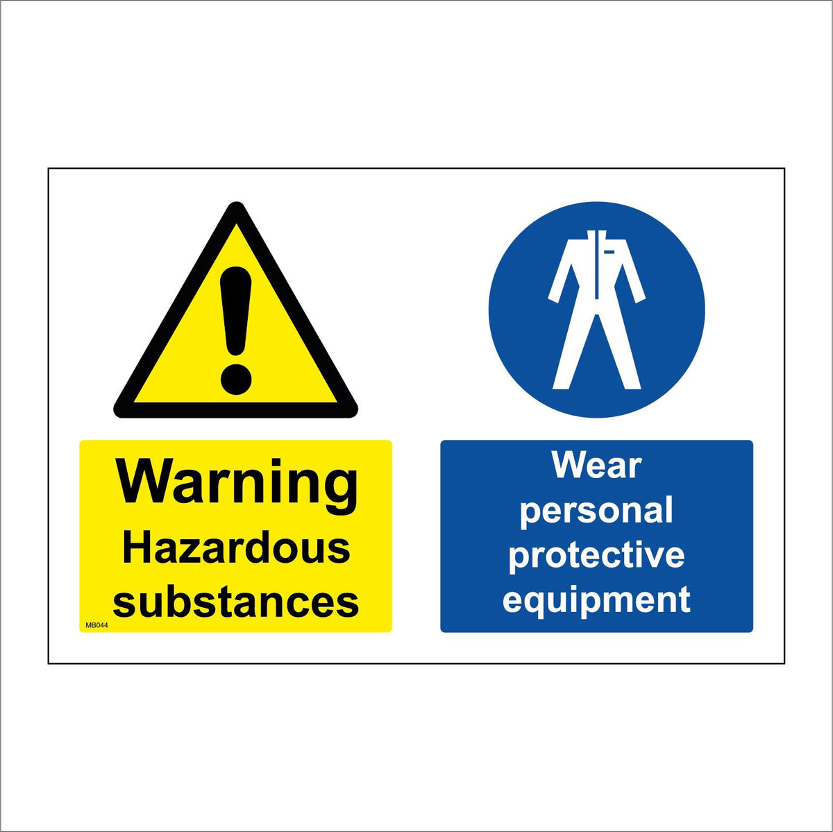 Warning Hazardous Substances Wear PPE – PWDirect