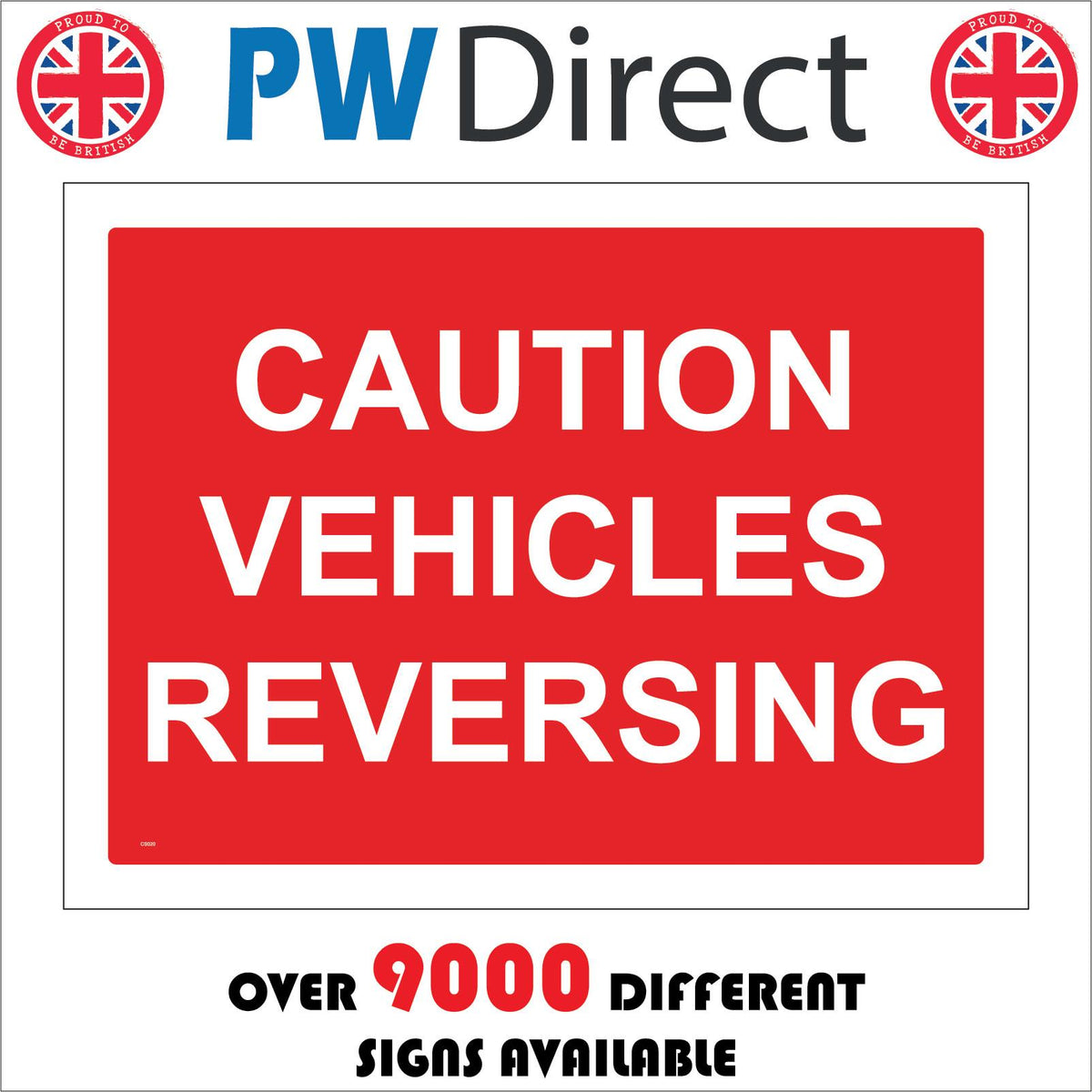 Caution Vehicles Reversing Sign – PWDirect