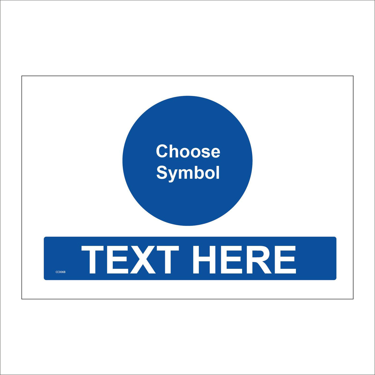 Choose Choice Symbol Logo Image Words Text Blue, CC006B – PWDirect