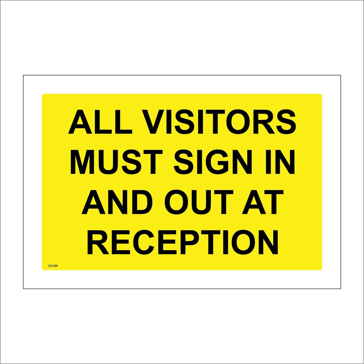 All Visitors Must Sign In Out At Reception – PWDirect