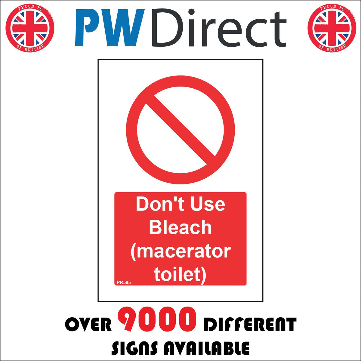 Do Not Use Bleach Macerator Toilet – PWDirect