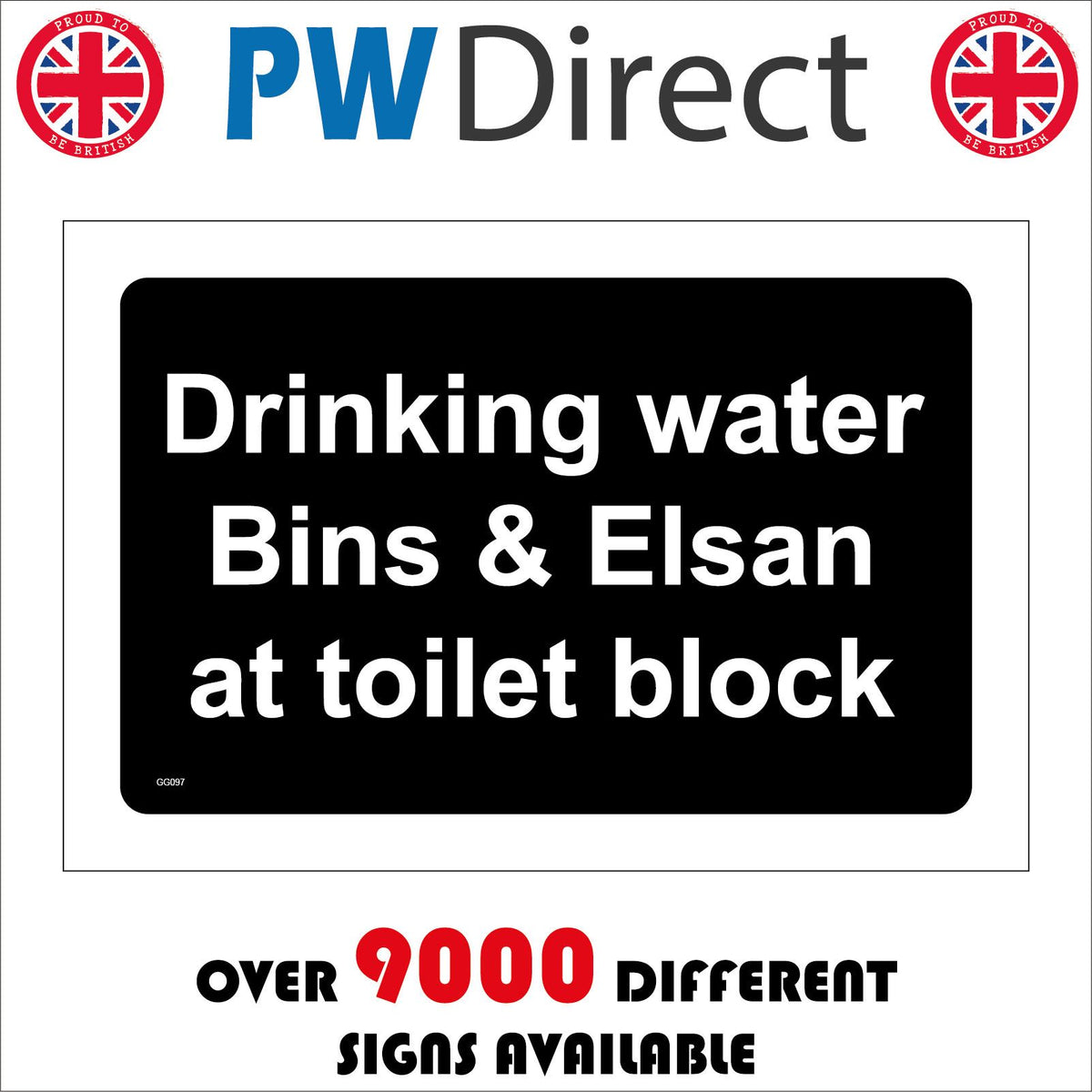 Drinking Water Bins Elsan At Toilet Block – PWDirect