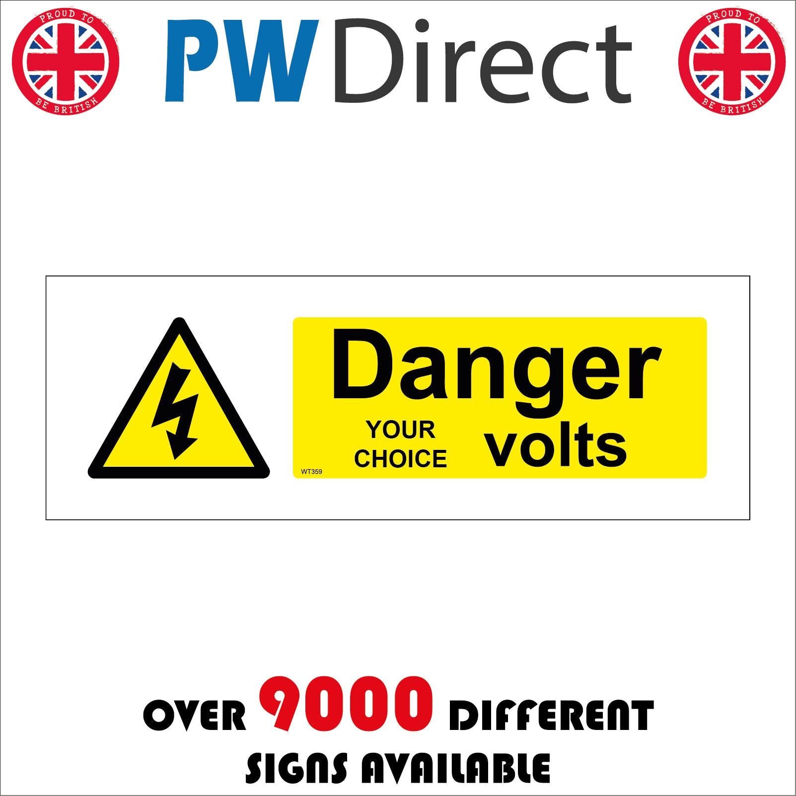 Danger Your Choice Volts Custom – PWDirect
