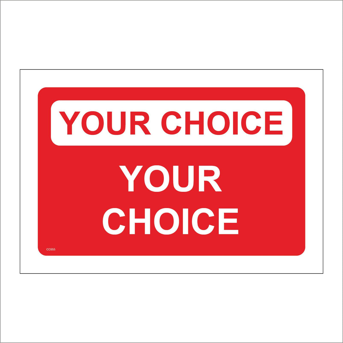 Your Choice Logo Image Symbol Design Custom Create Words, CC655 – PWDirect
