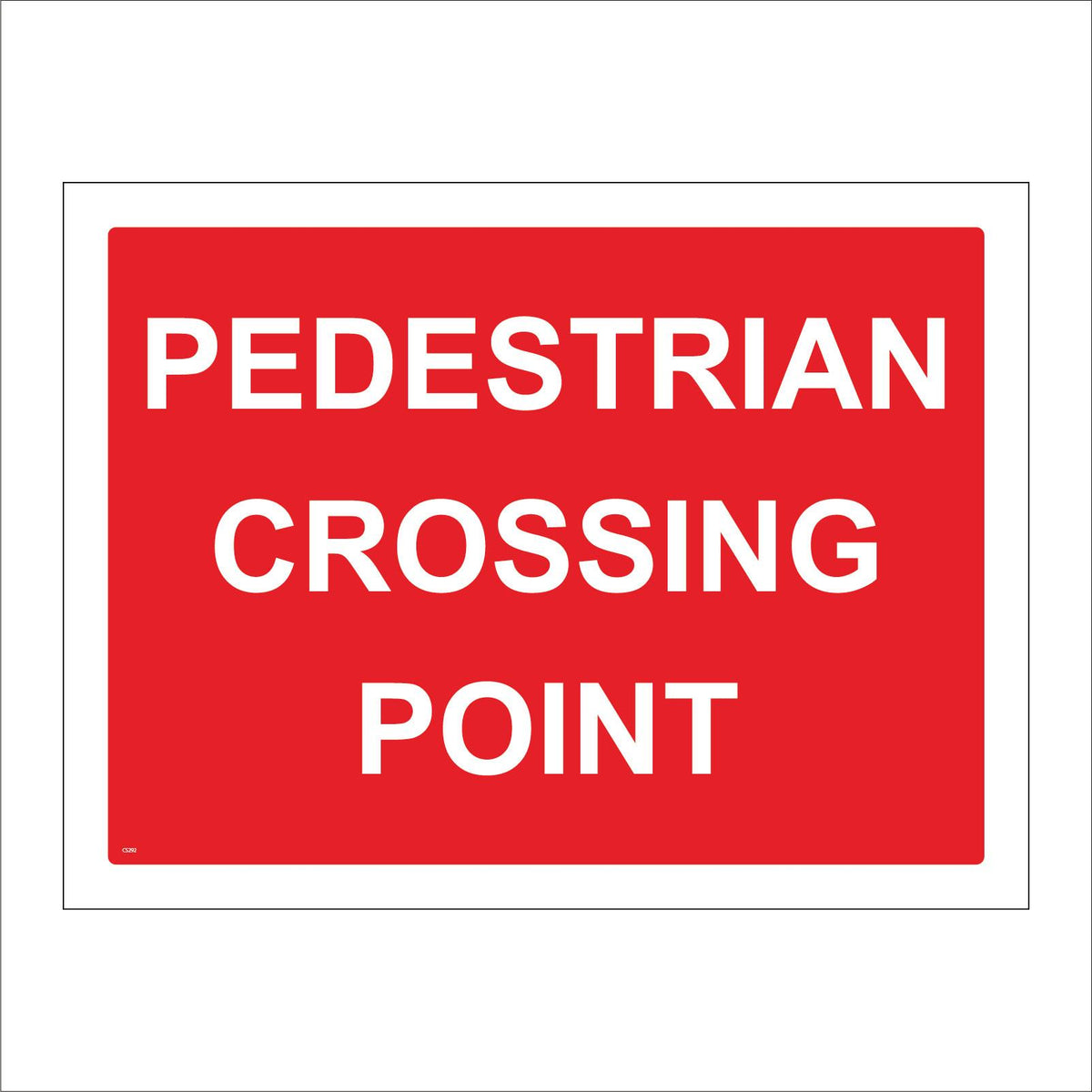 Pedestrian Crossing Point Sign – PWDirect