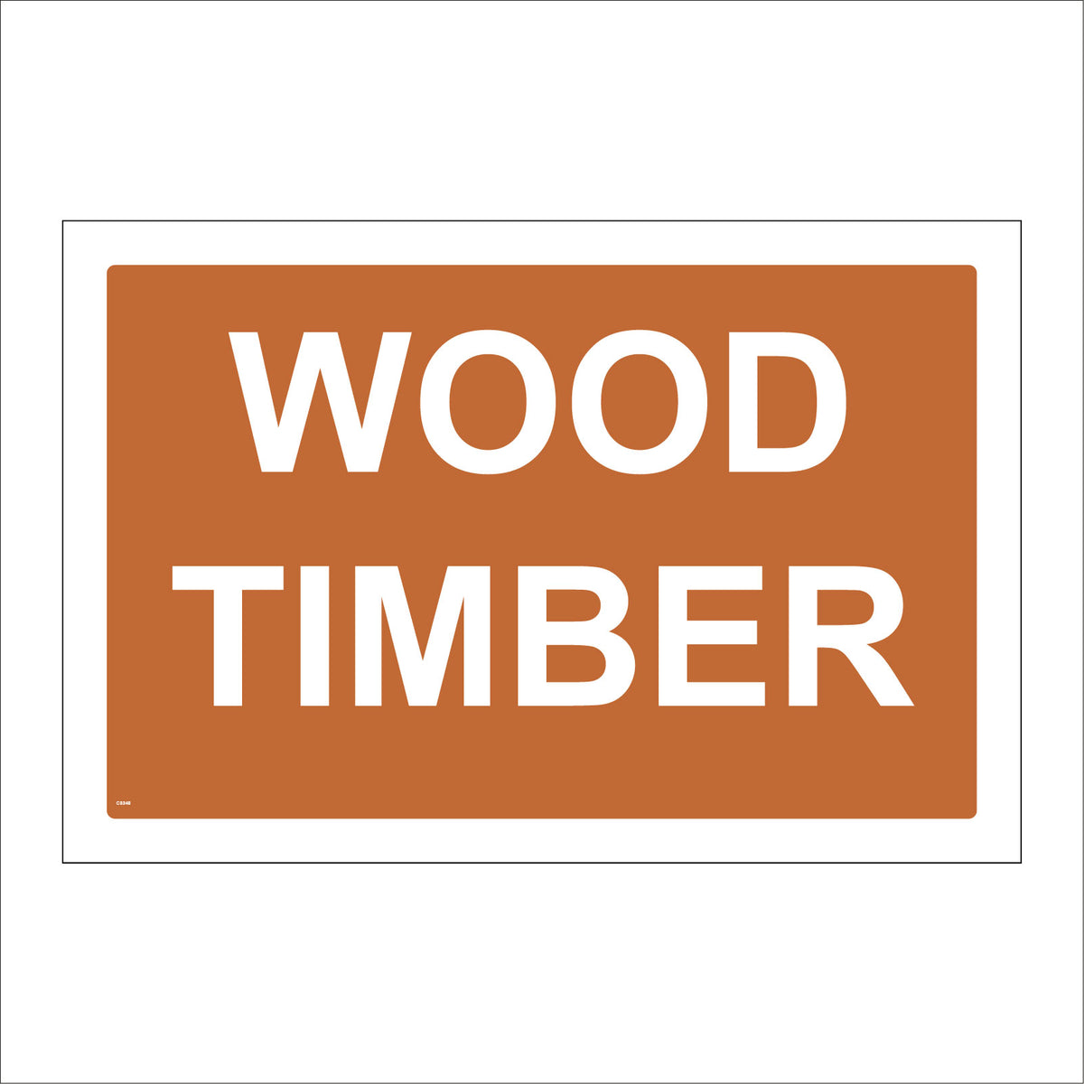 Wood/Timber Waste Only Sign – PWDirect