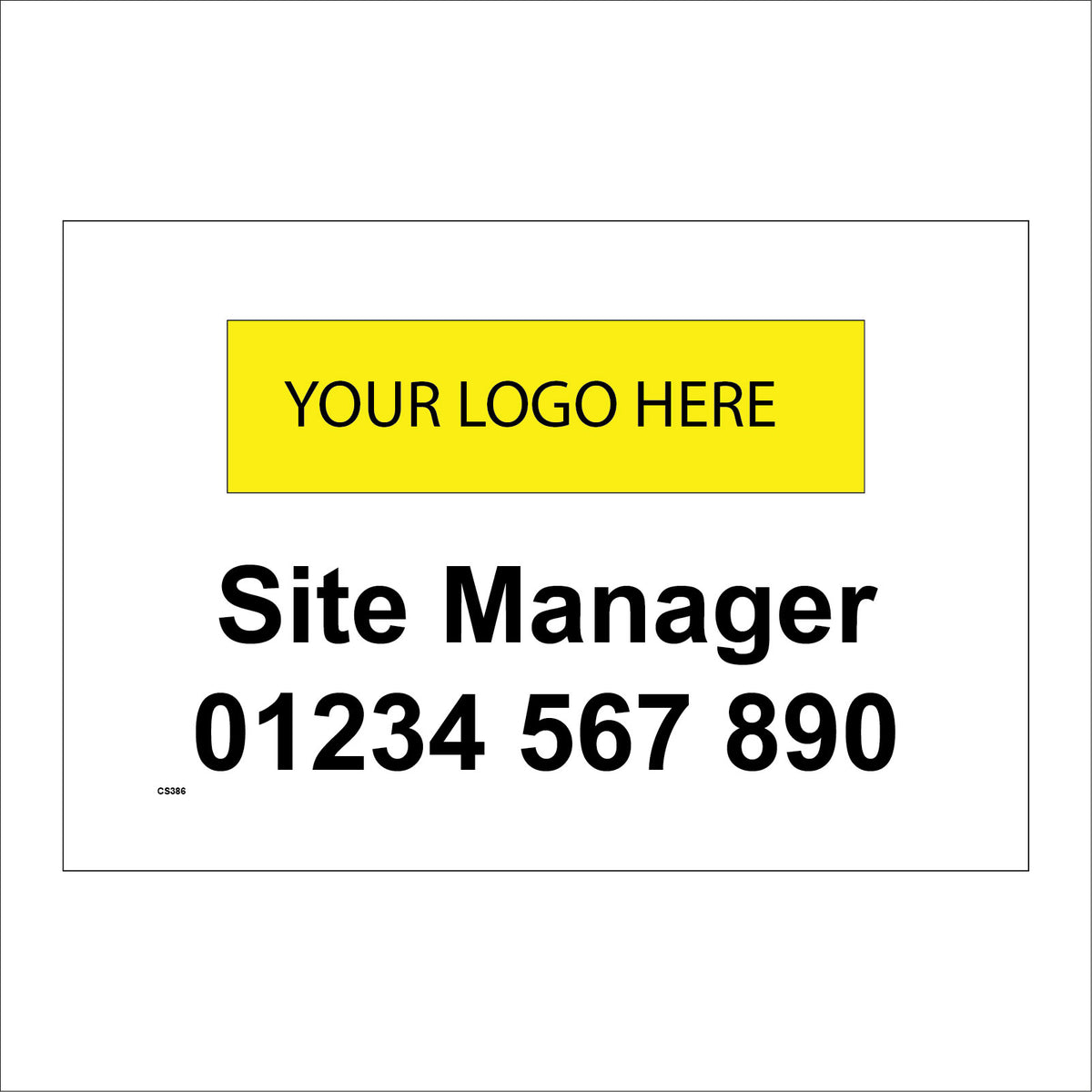 Site Manager Contact Telephone Your Logo Company Name – PWDirect