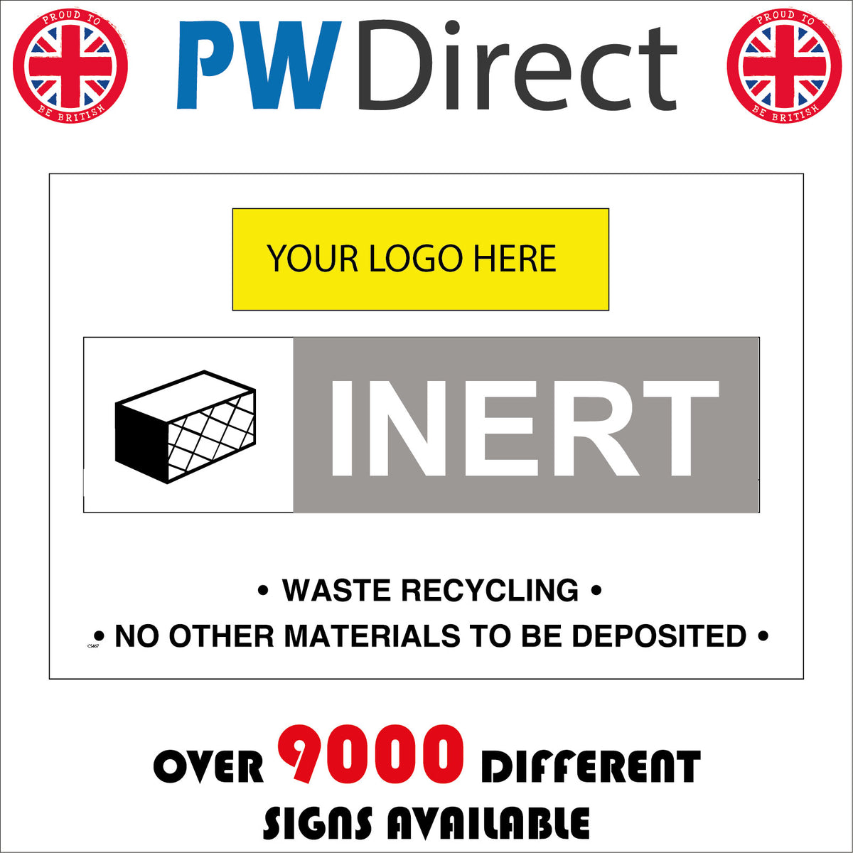 Inert Recycling Waste Recycle Your Logo – PWDirect