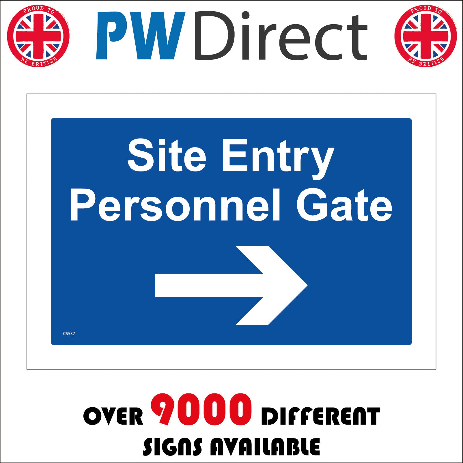 Site Entry Personnel Gate Right Arrow Direction Acces Entry – PWDirect