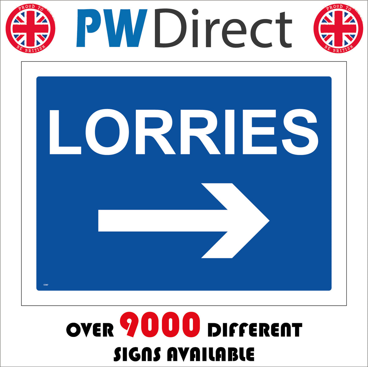 Lorries Right Arrow Direction Route Wagons Trucks HGV – PWDirect