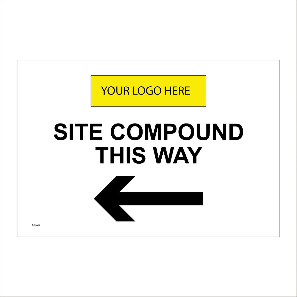 Site Compound Left Arrow Logo Company Name – PWDirect