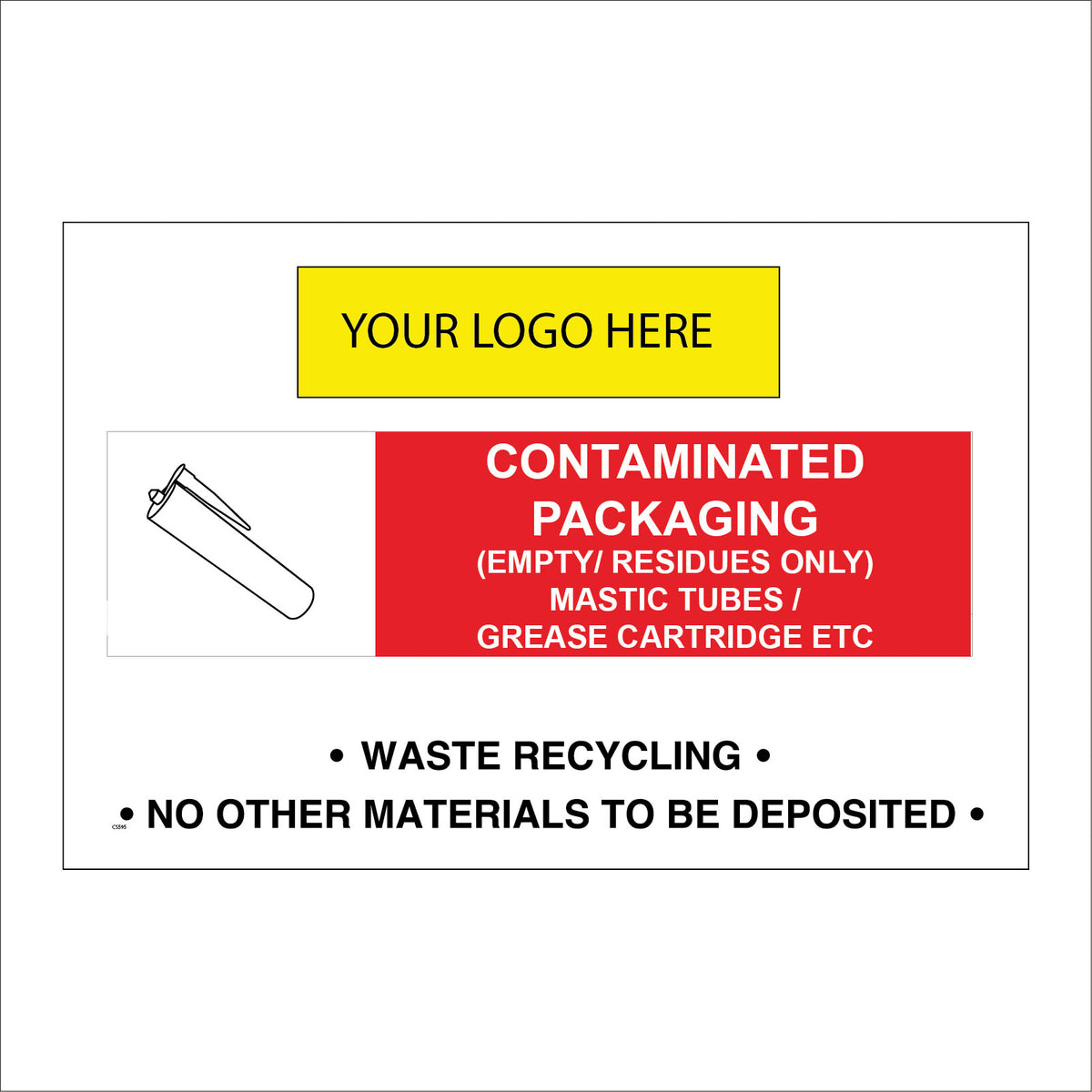 Contaminated Packaging Mastic Grease Cartridge Recycling – PWDirect