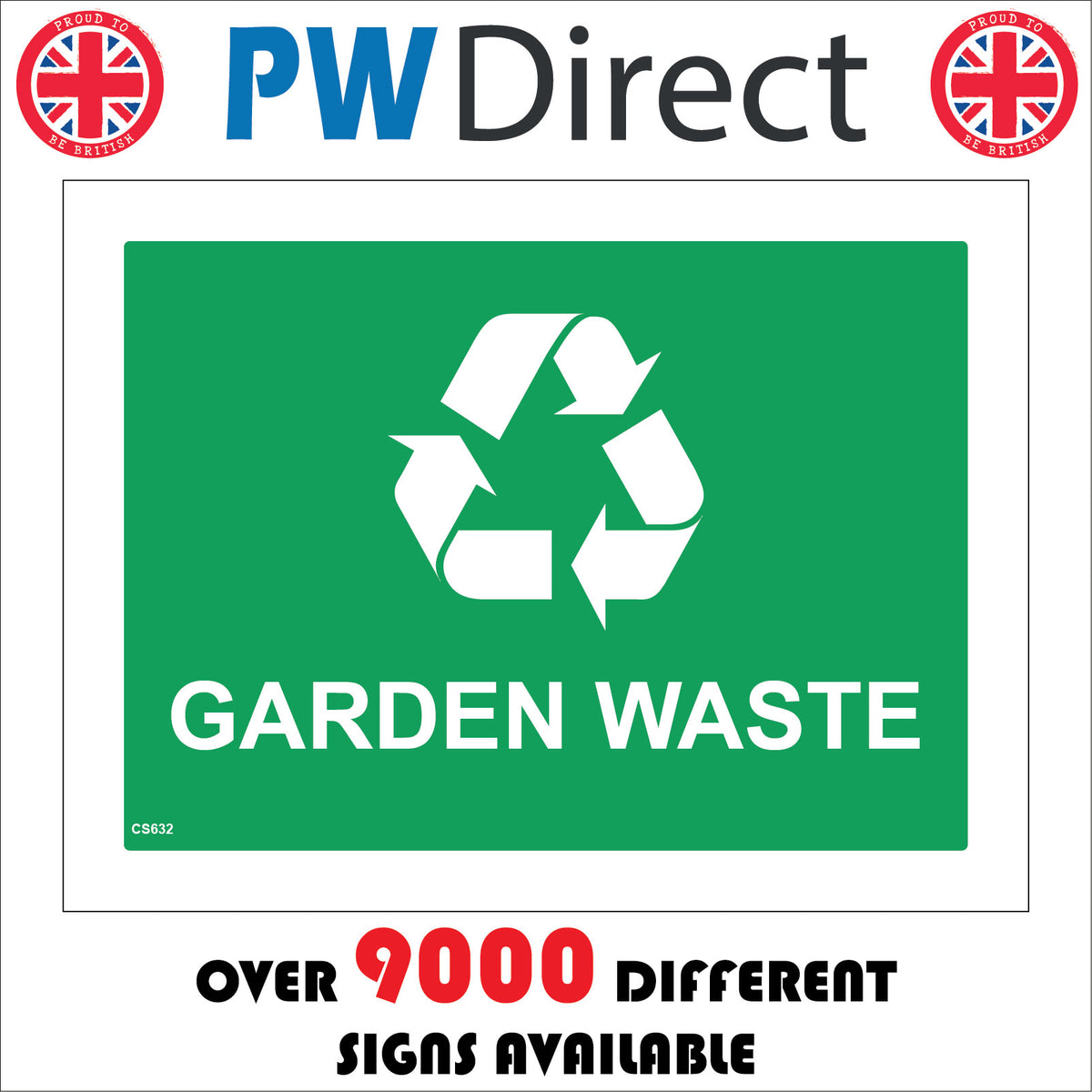 Garden Waste Recycling Rubbish Skip Green – PWDirect