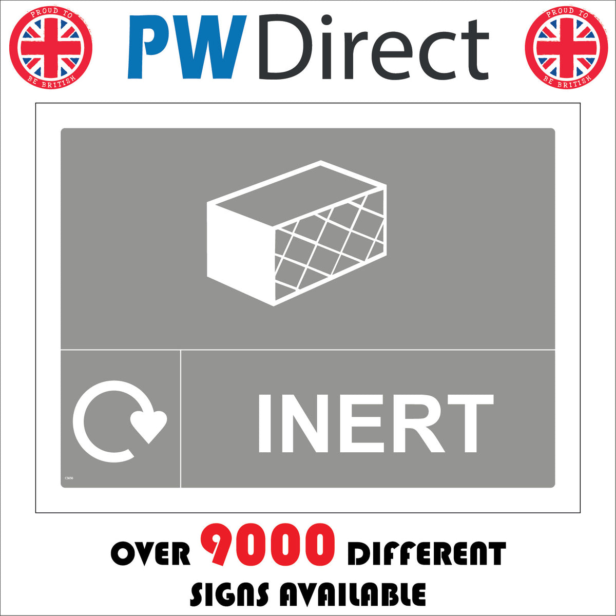 Inert Waste Recycle Waste Skip Bin Grey White Demolition – PWDirect