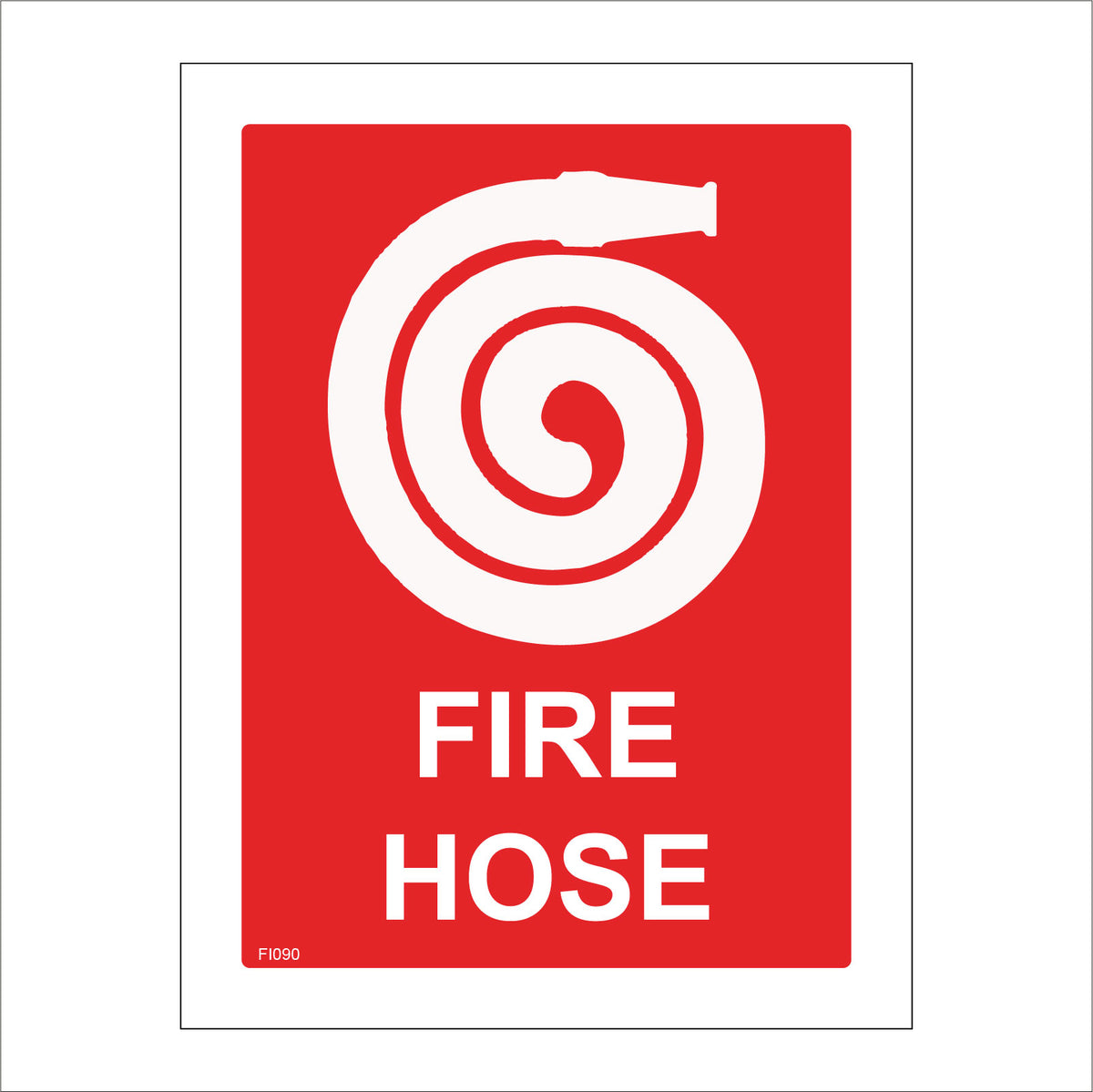 Fire Hose Sign with Hose Reel – PWDirect