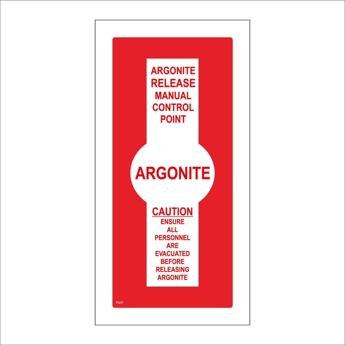 Argonite Release Manual Control Point – PWDirect