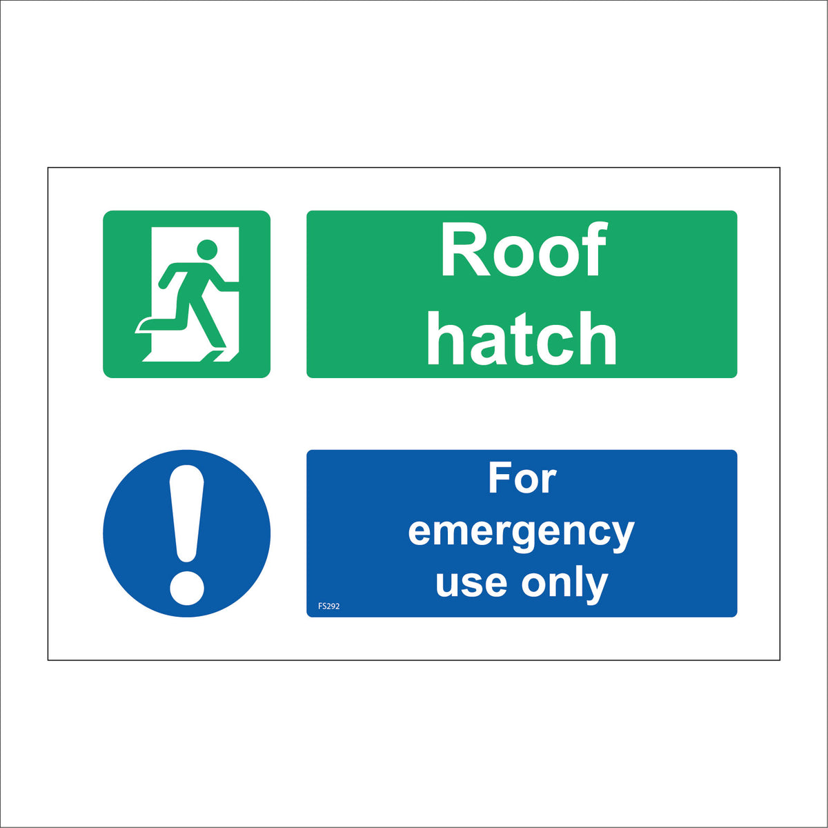 Roof Hatch For Emergency Use Only – PWDirect