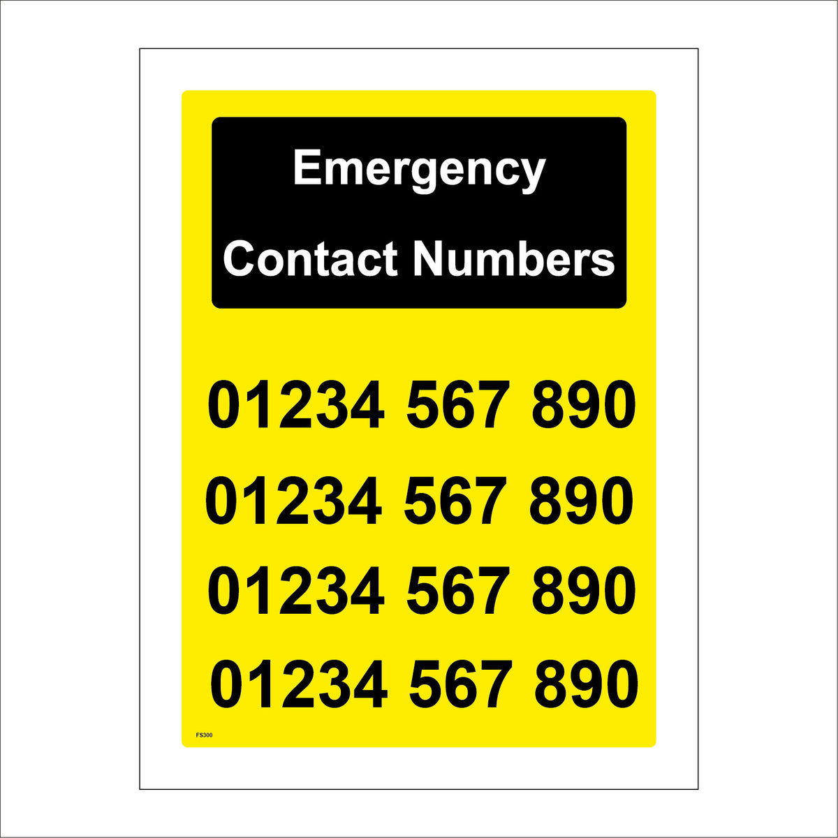 Emergency Contact Numbers List Board Staff Employees Information – PWDirect
