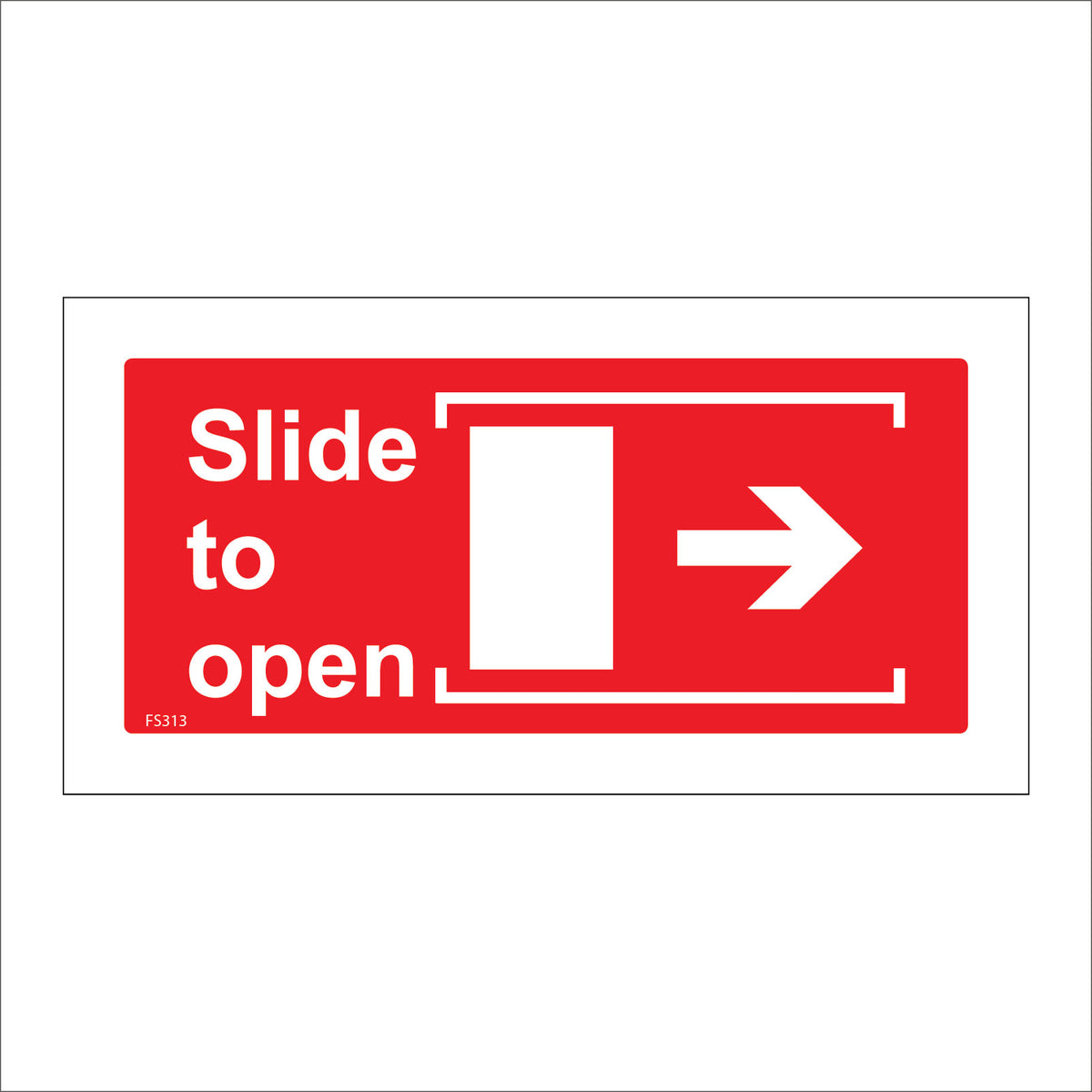 Slide to Open Right Arrow Red – PWDirect