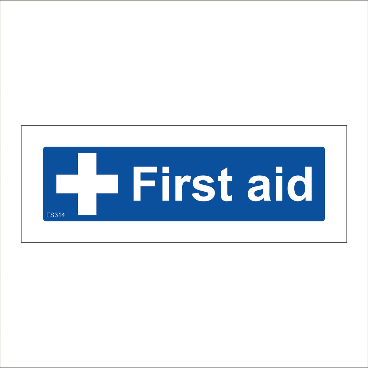 First Aid Blue White – PWDirect
