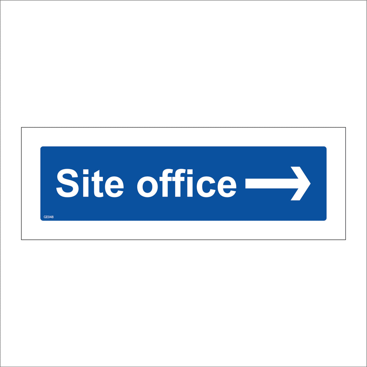 Site Office Right Wall Plaque Sign with Arrow Right – PWDirect
