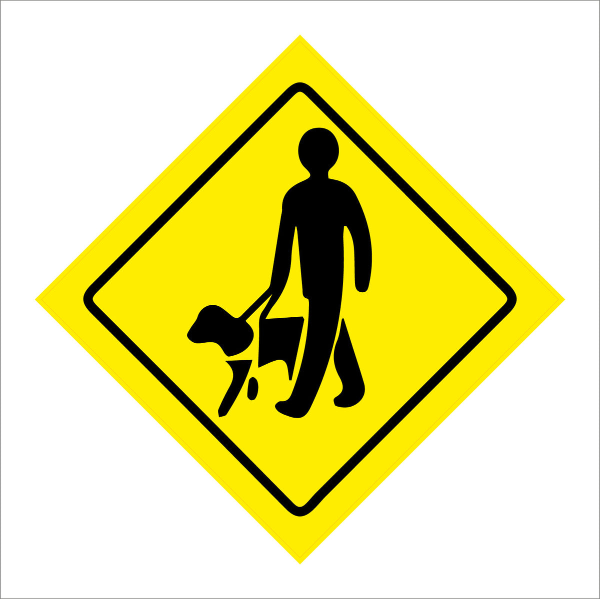 Guide Dogs Sign with Person Dog – PWDirect