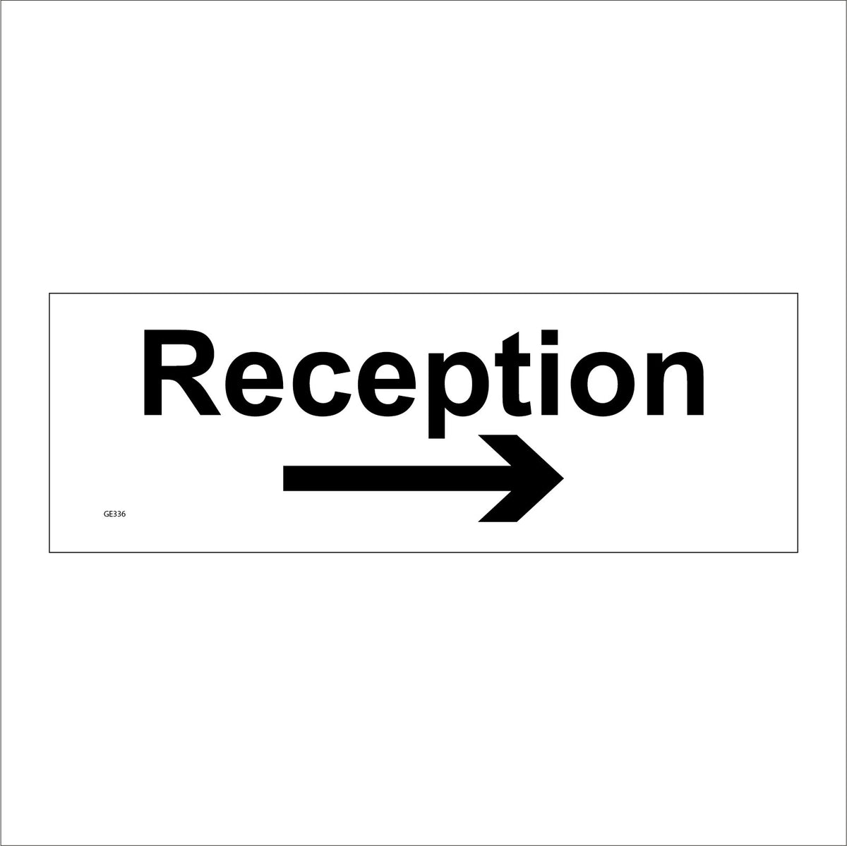 Reception Right Sign – PWDirect