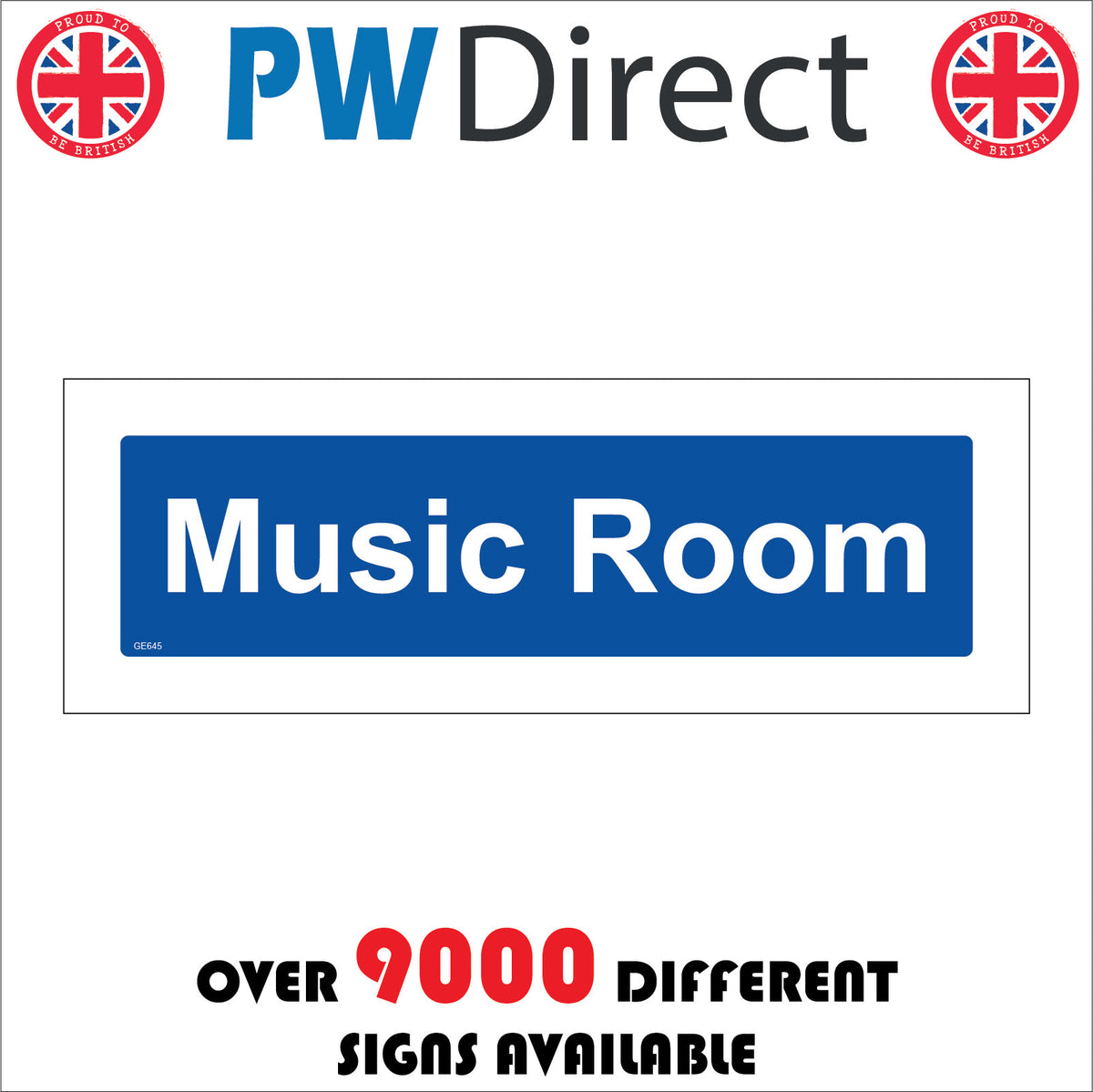 Music Room Sign – PWDirect
