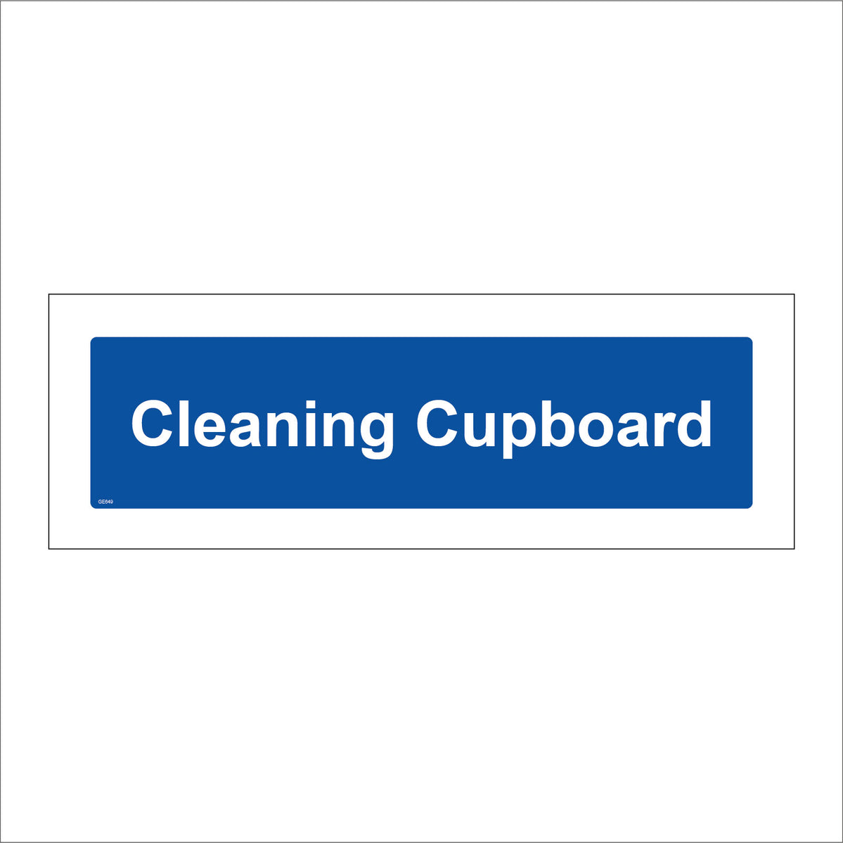 Cleaning Cupboard Sign – PWDirect