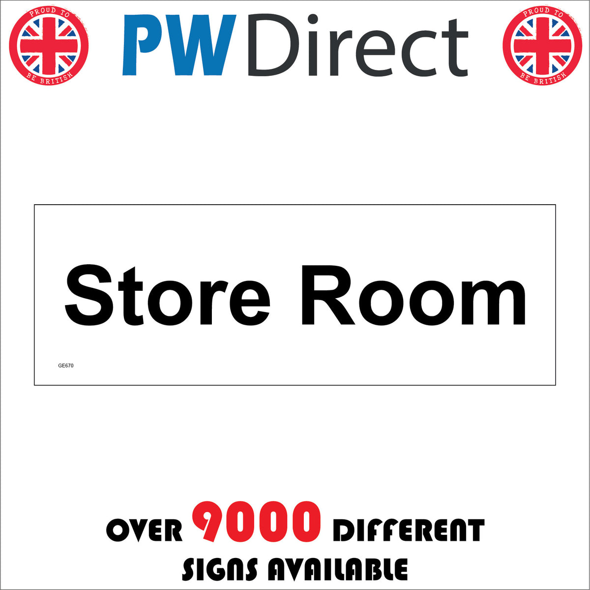 Store Room Sign – PWDirect