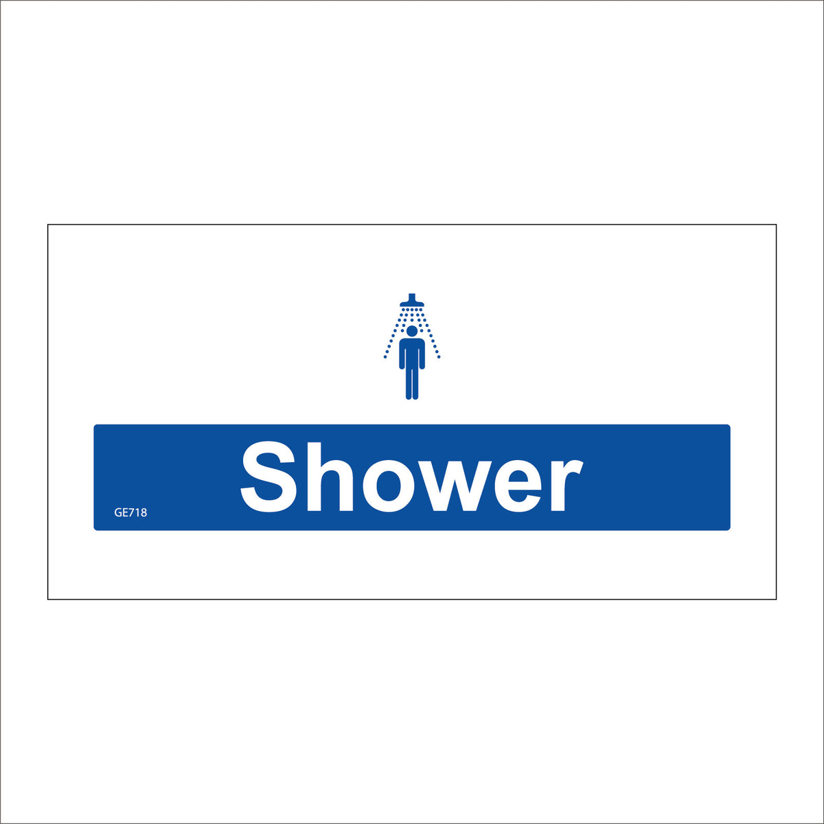Shower Sign with Shower Person – PWDirect