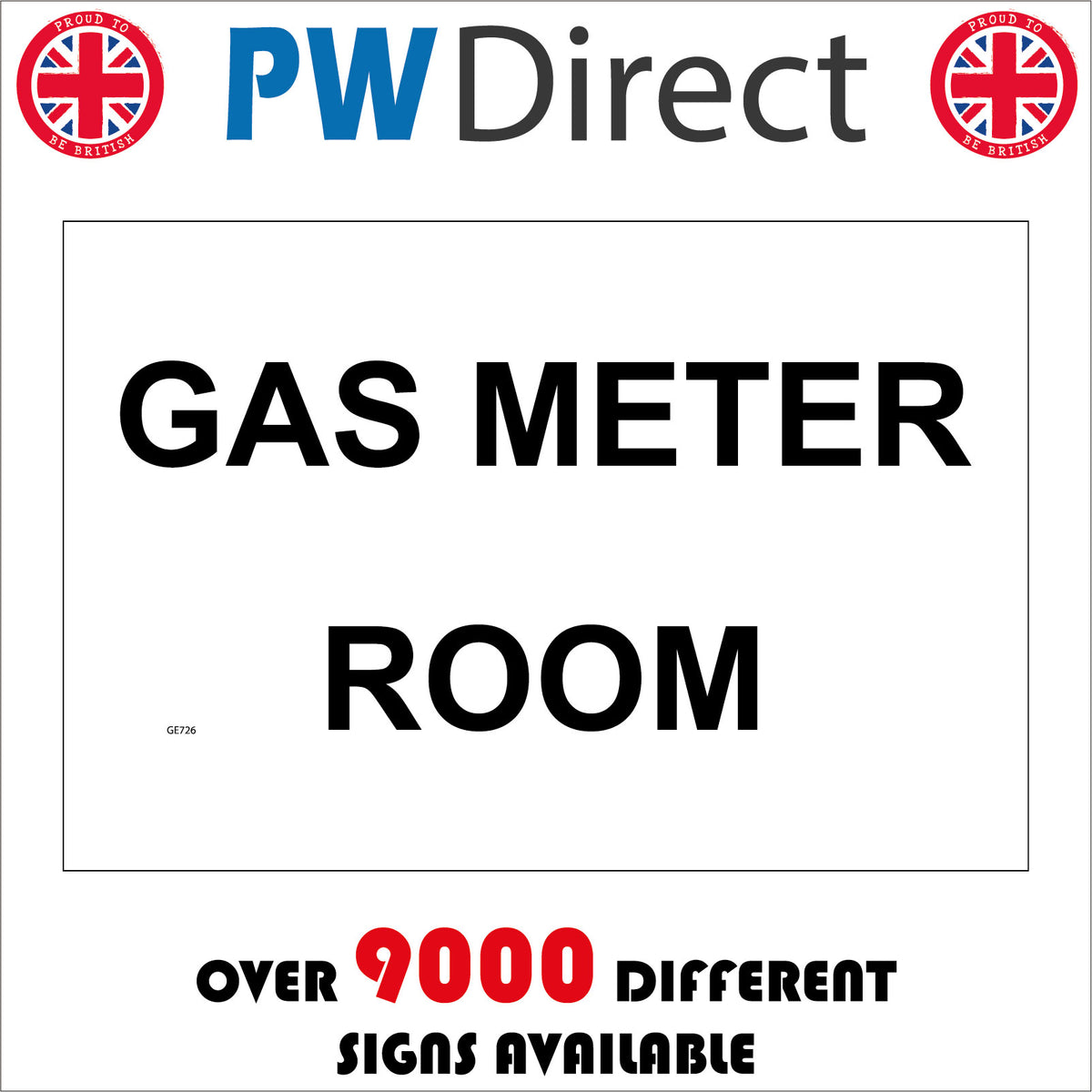 Gas Meter Room Sign – PWDirect