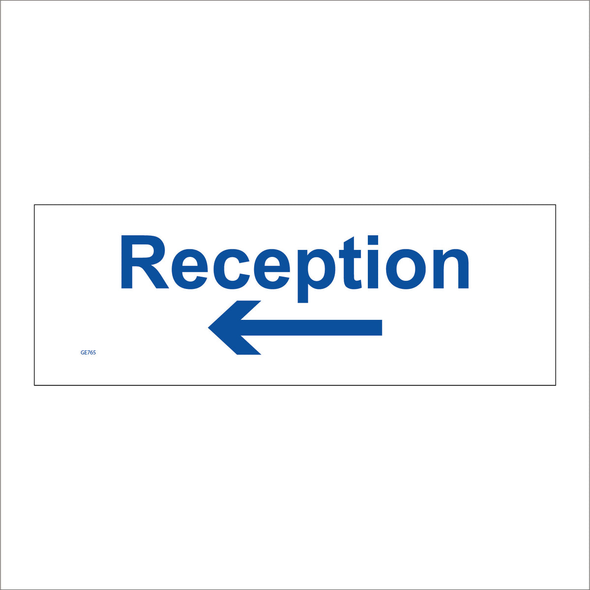 Reception Left Arrow Sign with Left Arrow – PWDirect