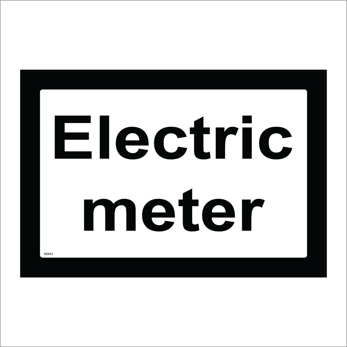 Electric Meter Sign – PWDirect