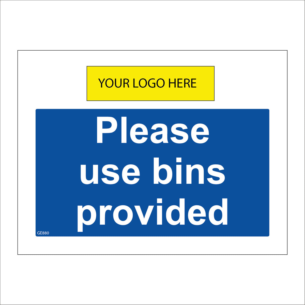 Please Use Bins Provided Your Logo Choice Words – PWDirect