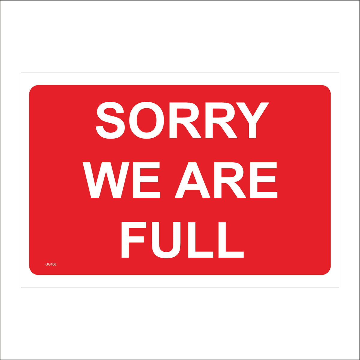 Sorry We Are Full – PWDirect