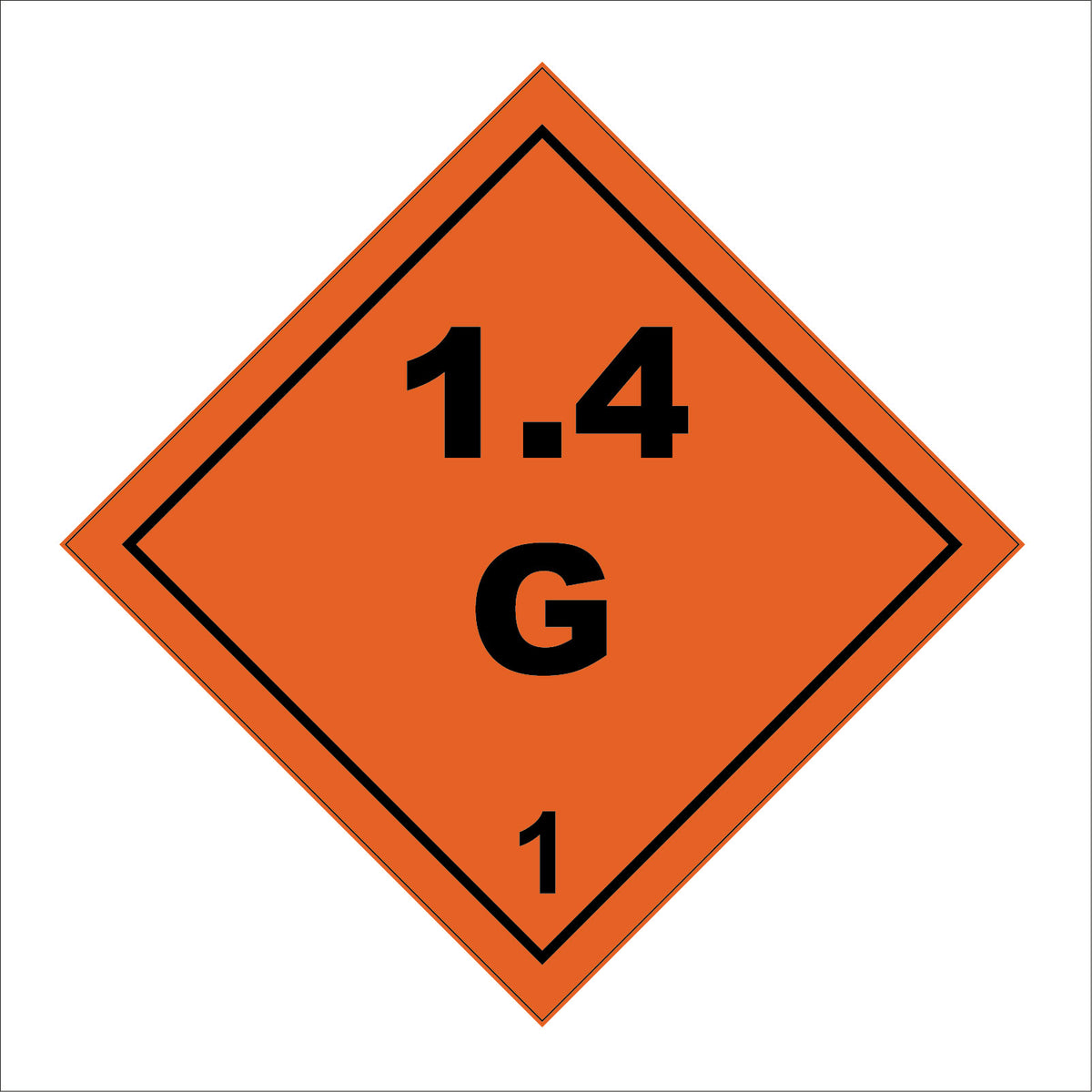 1.4G Hazard Sign Sign – PWDirect