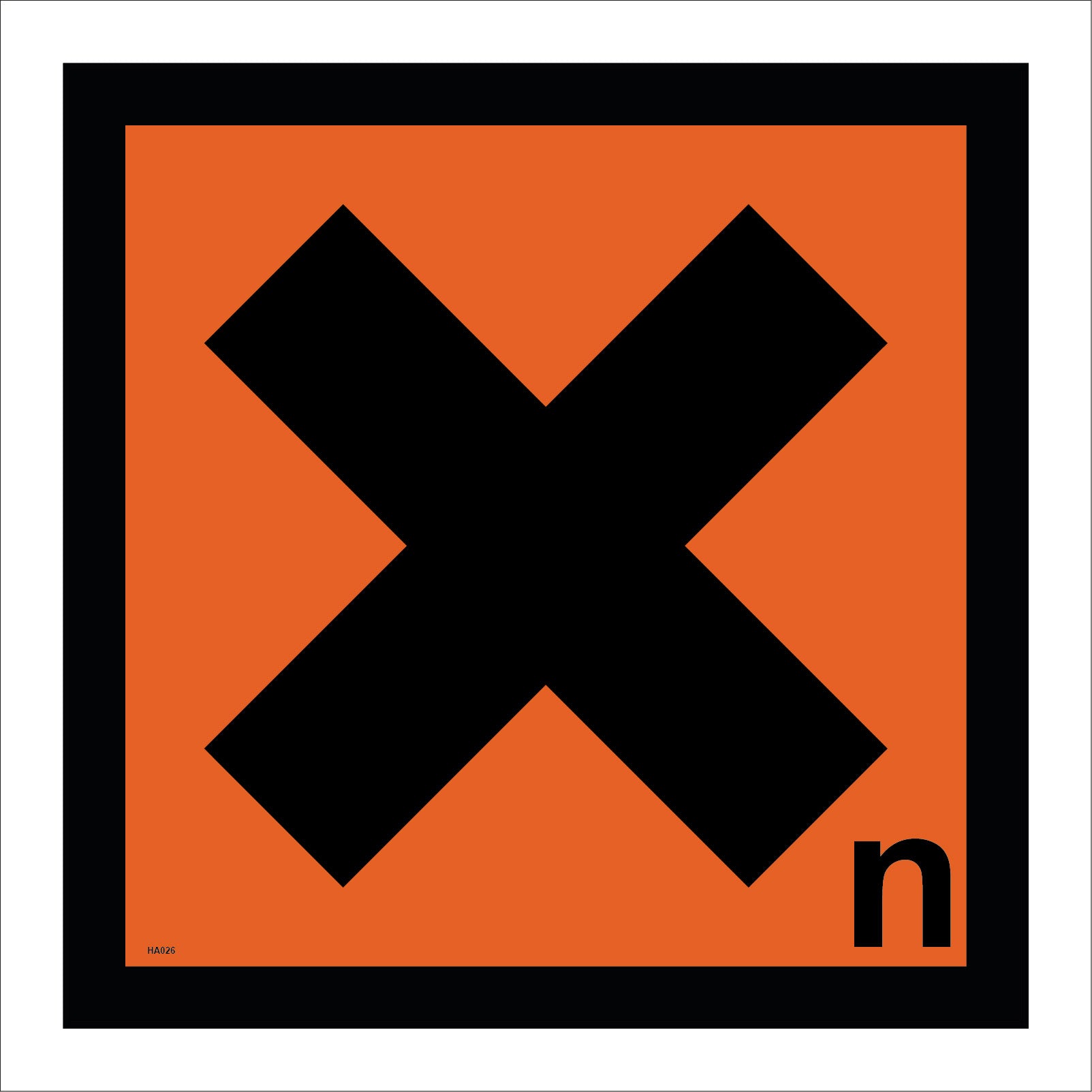 Hazard Symbols Irritant Irritant 3 Hazchem Sign – Safety Signs