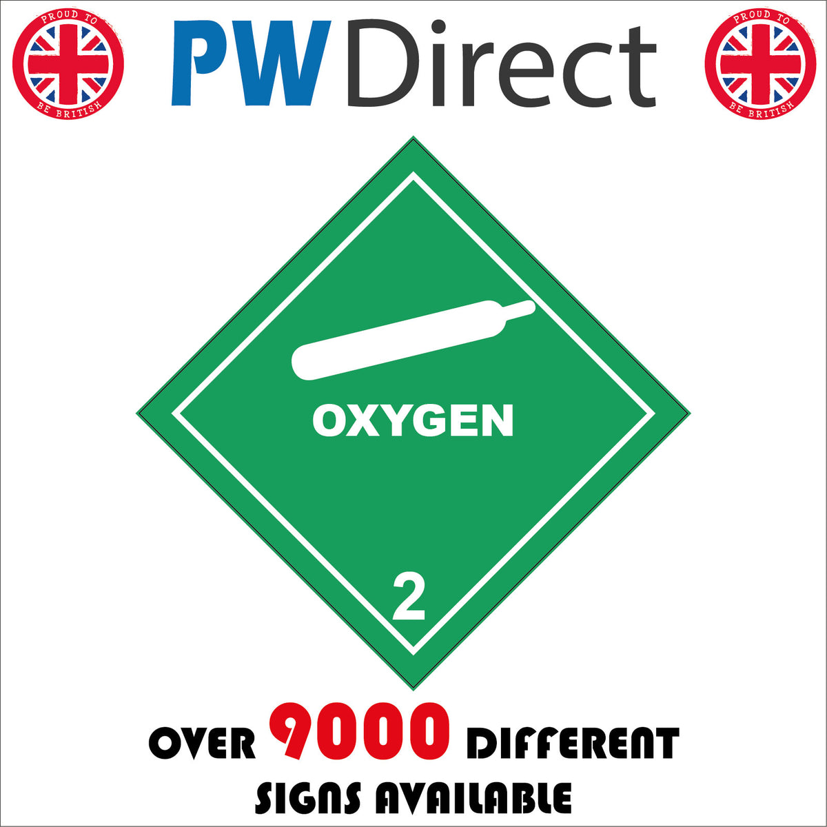 Oxygen Cannister Green Diamond – PWDirect