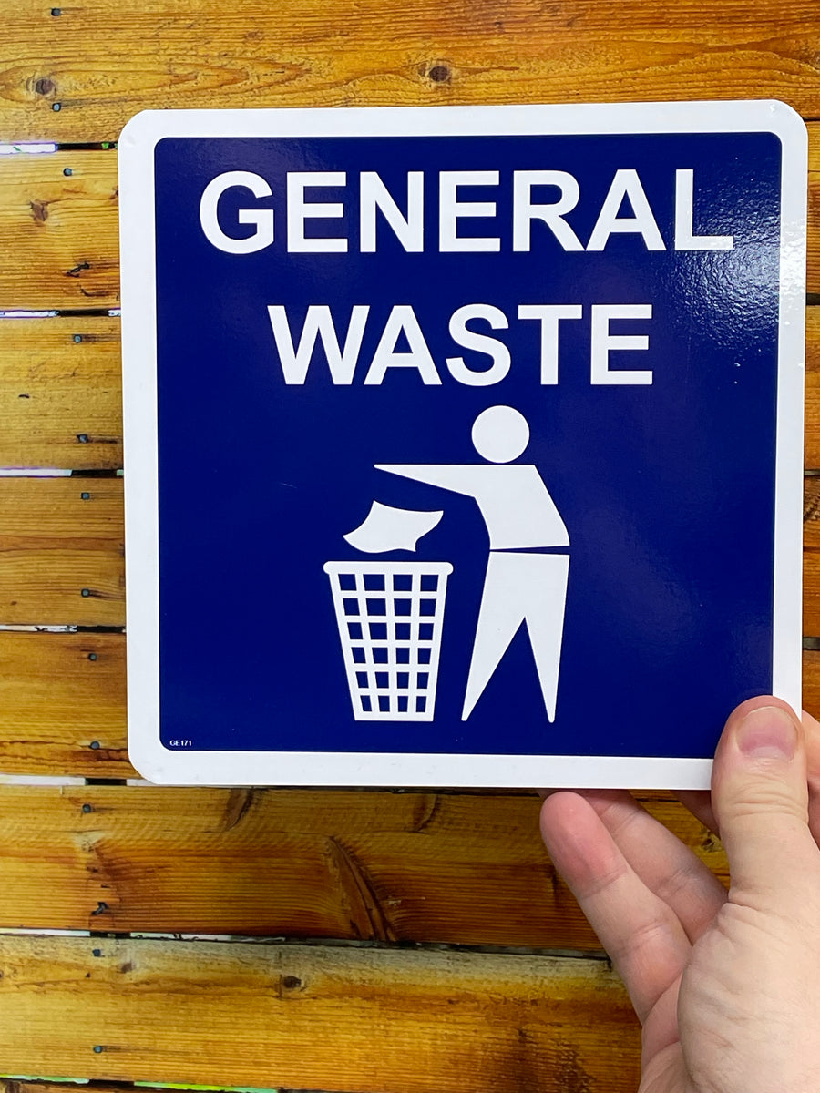 General Waste Sign – PWDirect