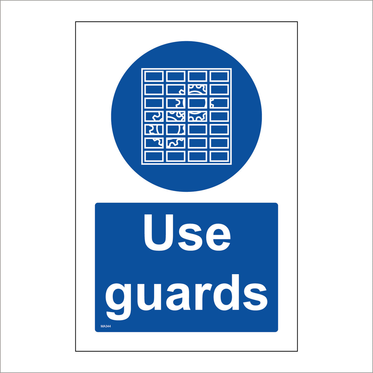 Use Guards Sign with Cogs Guard Circle – PWDirect