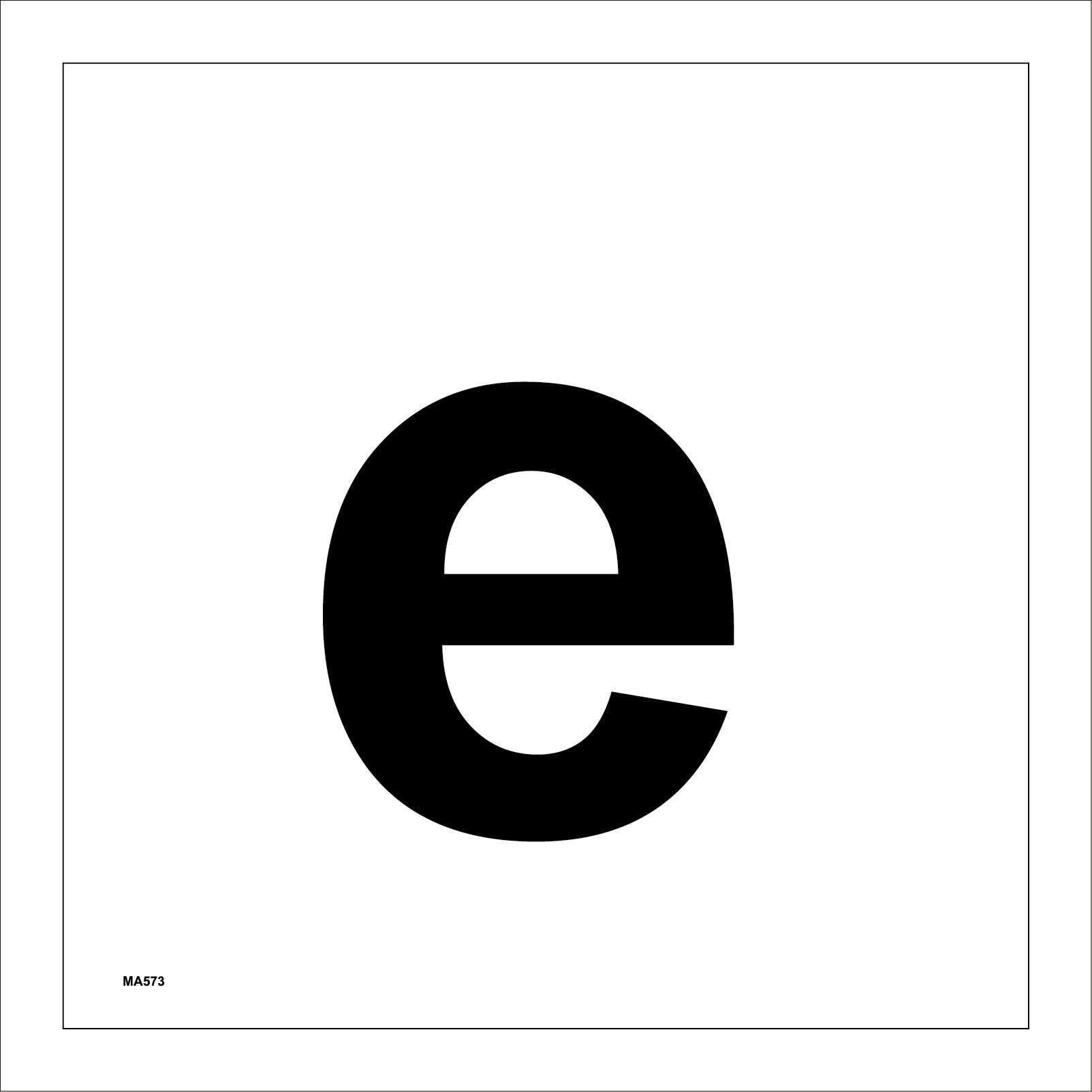 Letter Character e Warehouse Shelving Factory Storeroom Alphabet Sign ...