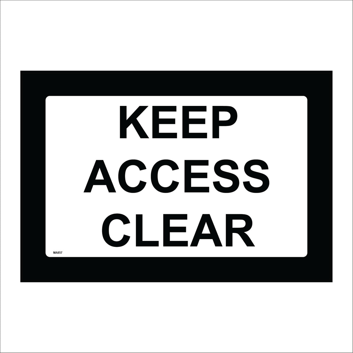 Keep Access Clear Driveway Block Entrance – PWDirect