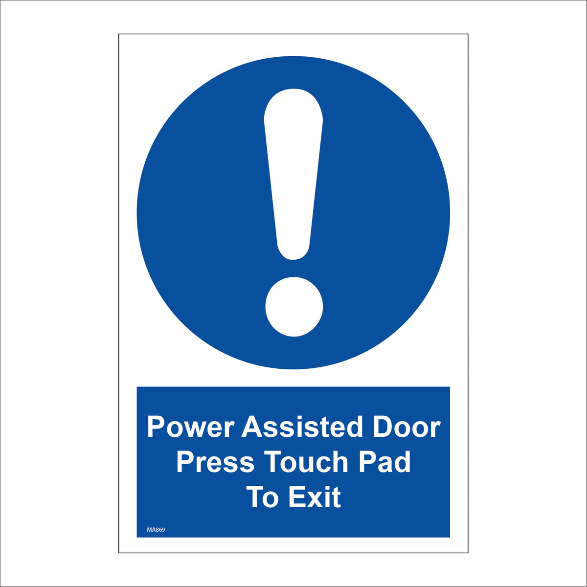Power Assisted Door Press Touch Pad To Exit – PWDirect