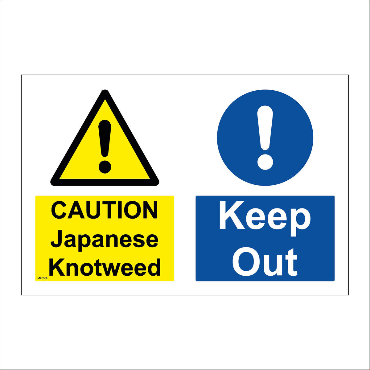 Caution Japanese Knotweed Keep Out – PWDirect