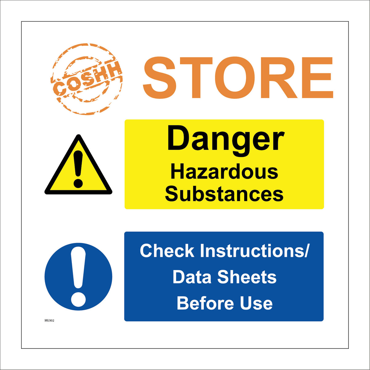 COSHH Store Hazardous Substances Toxic Waste – PWDirect